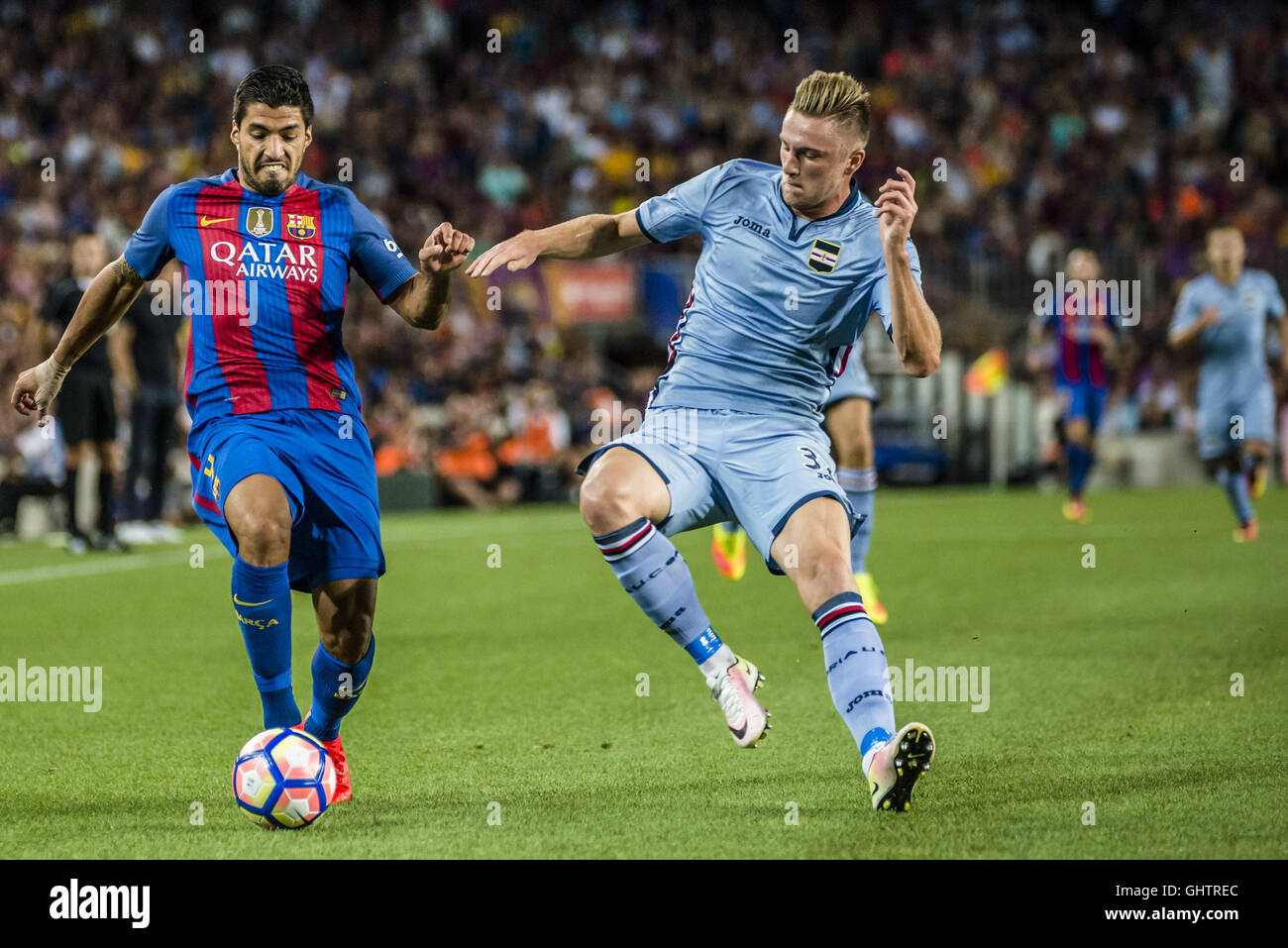 Barcelona, Catalonia, Spain. 10th Aug, 2016. FC Barcelona forward ...