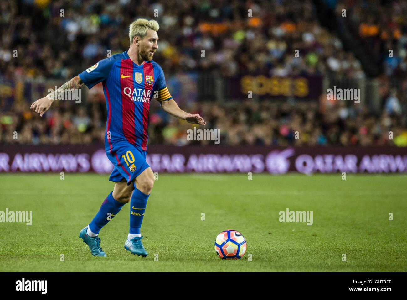 Barcelona, Catalonia, Spain. 10th Aug, 2016. FC Barcelona forward MESSI ...