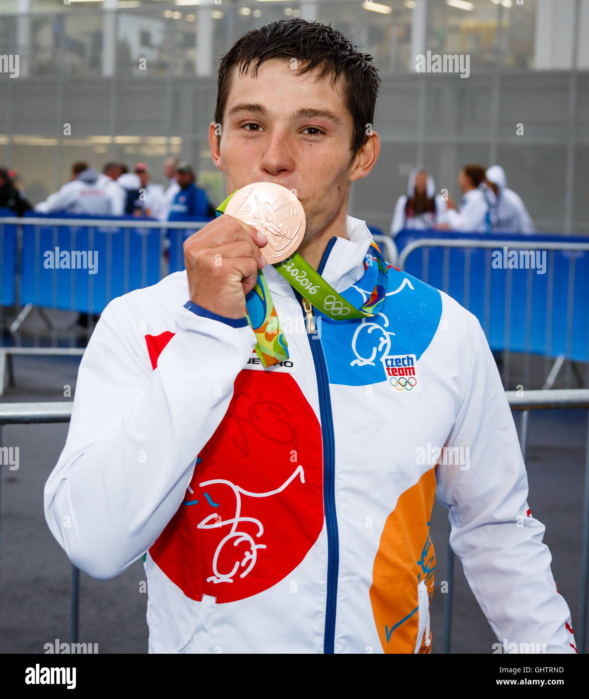 Olympic medal ceremony 2016 hi-res stock photography and images - Alamy