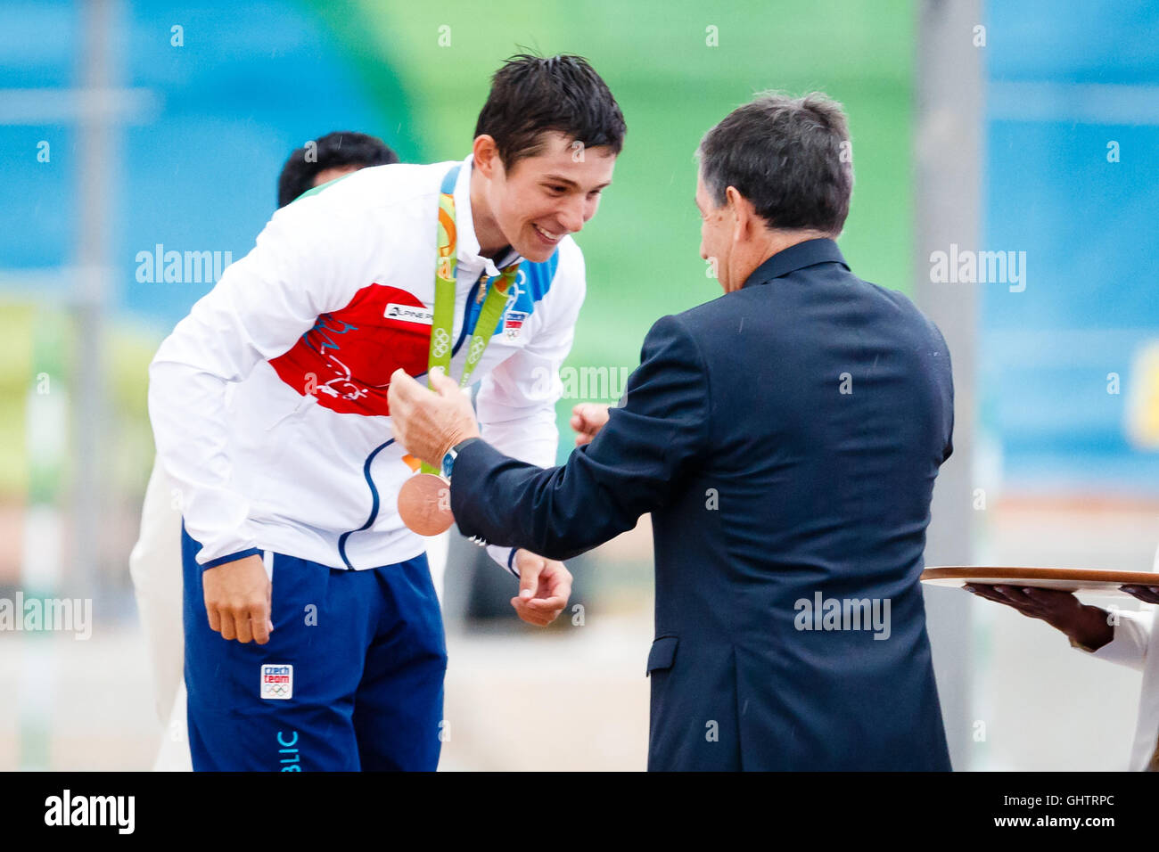 Olympic medal ceremony 2016 hi-res stock photography and images - Alamy