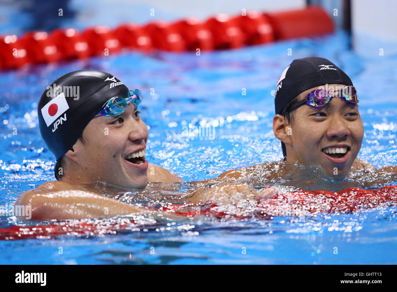 Rio de Janeiro, Brazil. 9th Aug, 2016. (L-R) Yasuhiro Koseki, Ippei Watanabe (JPN) Swimming ...