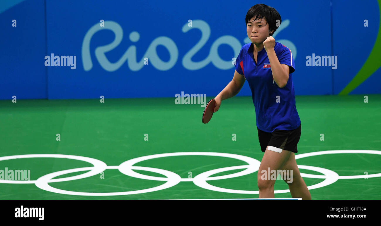 Rio De Janeiro, Brazil. 10th Aug, 2016. Kim Song I of the Democratic ...