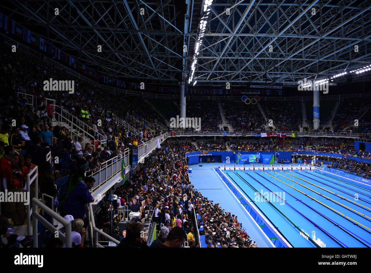 Stadium general view swimming pool hi-res stock photography and images ...