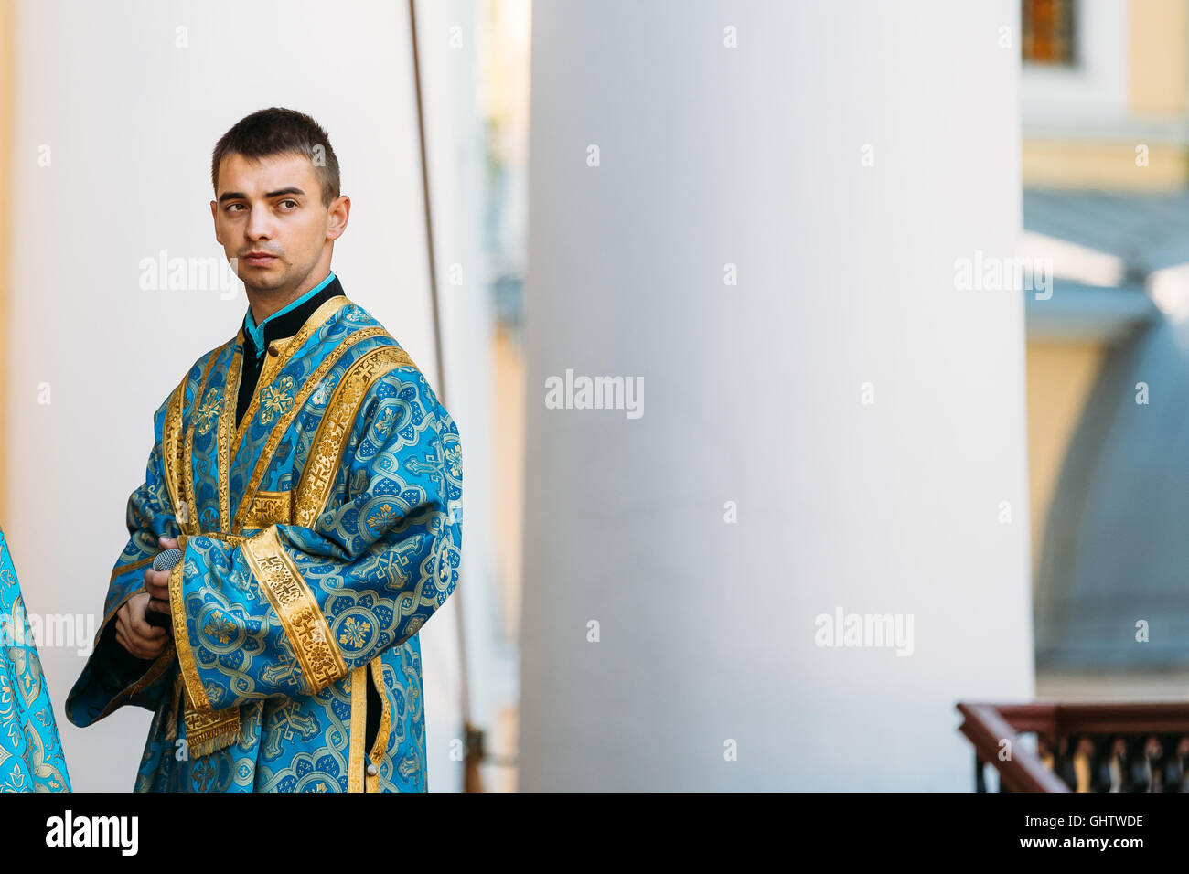 Gomel, Belarus. 10th Aug, 2016. The Junior Orthodox Christians Priest ...