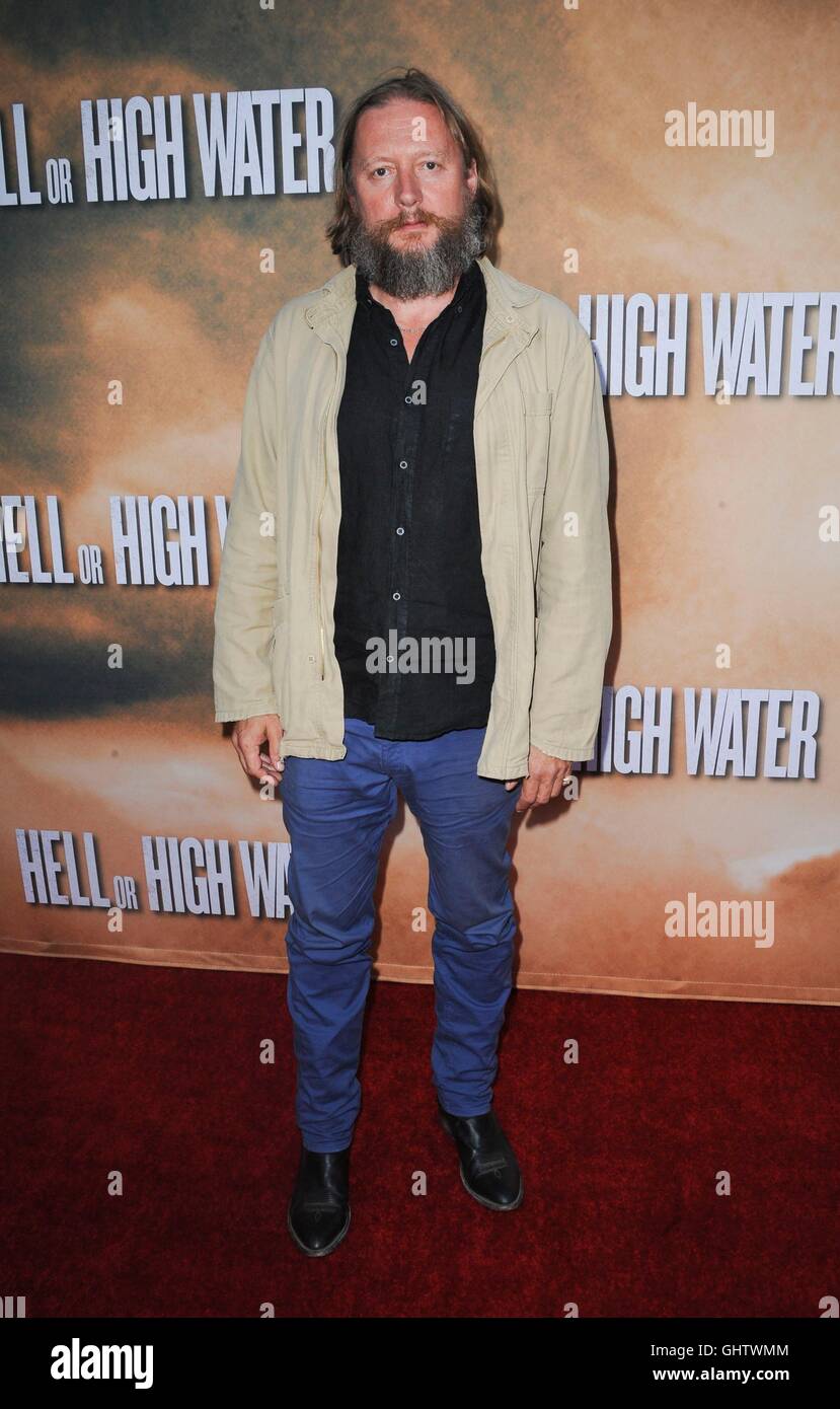Los Angeles, CA, USA. 10th Aug, 2016. David Mackenzie at arrivals for ...