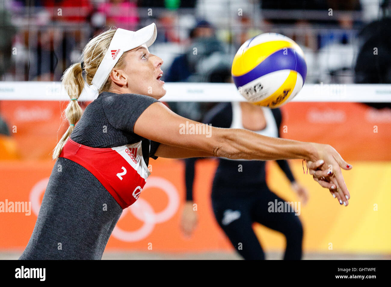 Rio de Janeiro, Brazil. August 10, 2016. BEACH VOLLEYBALL - WOMEN'S ...
