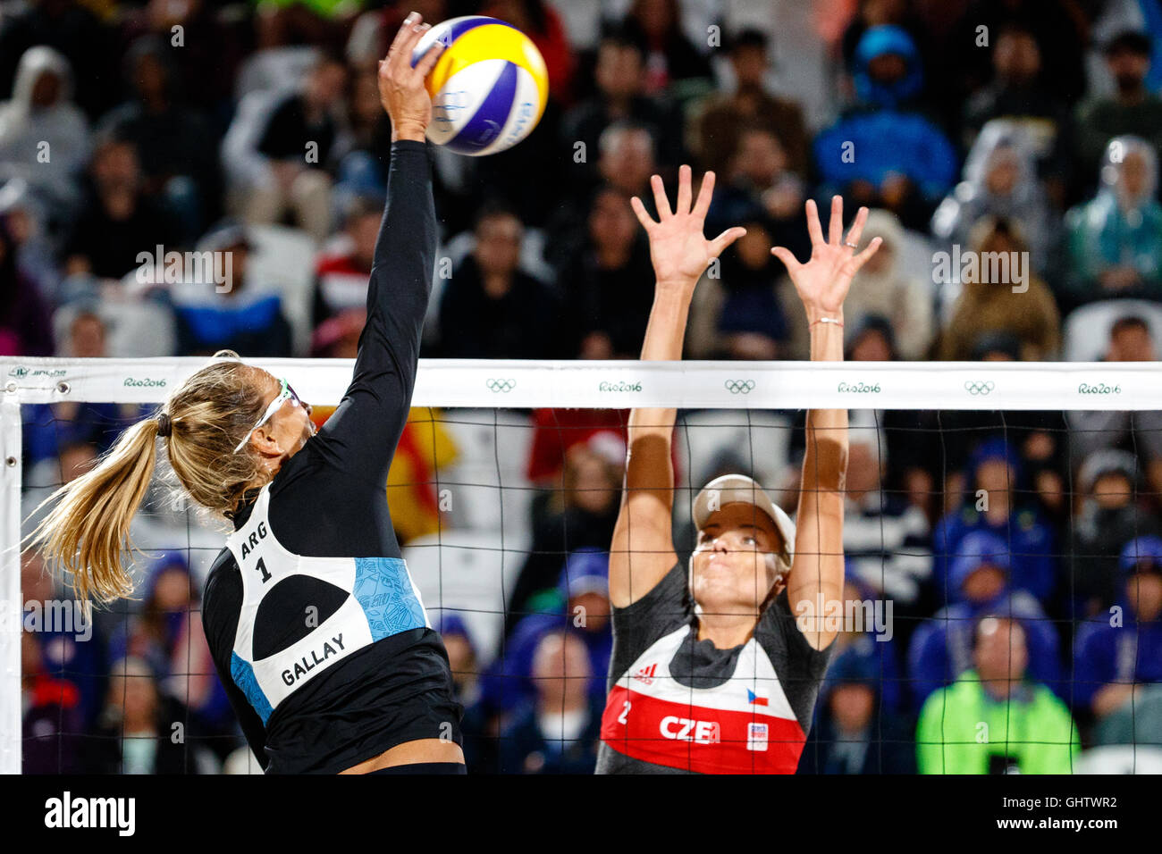 Rio de Janeiro, Brazil. August 10, 2016. BEACH VOLLEYBALL - WOMEN'S ...