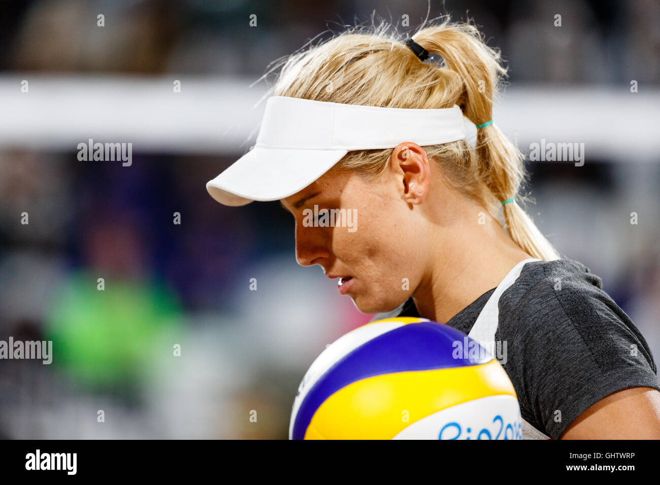 Rio de Janeiro, Brazil. August 10, 2016. BEACH VOLLEYBALL - WOMEN'S ...