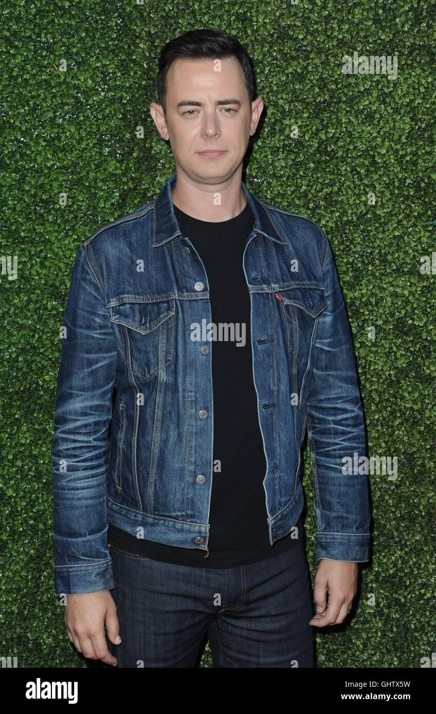 Los Angeles, CA, USA. 10th Aug, 2016. Colin Hanks at arrivals for CBS ...