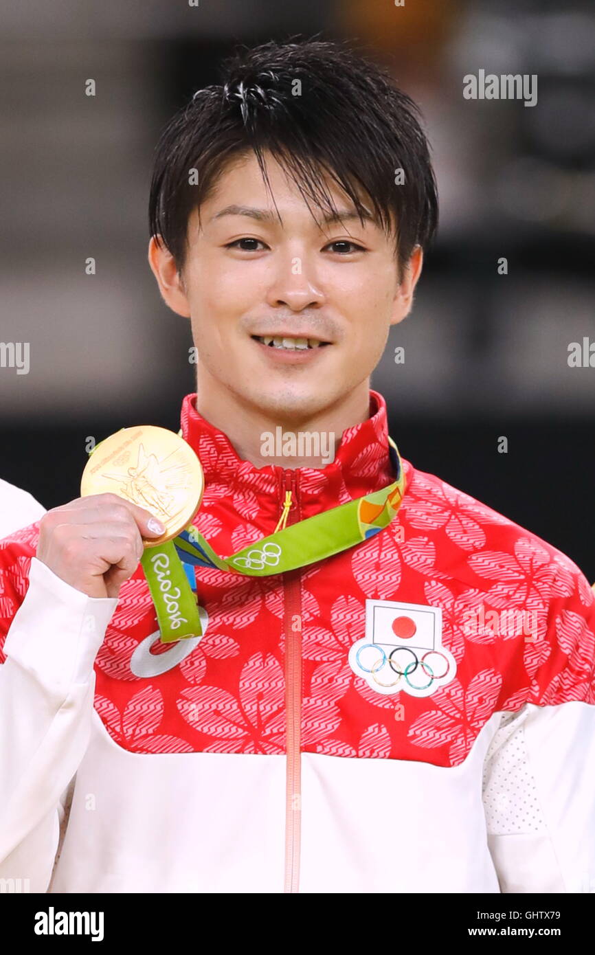 Uchimura gymnastics olympics medal hi-res stock photography and images ...