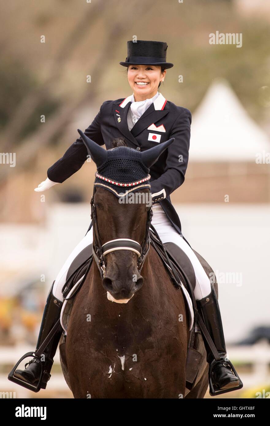 Rio de Janeiro, Brazil. 10th Aug, 2016. Akane Kuroki (JPN) Equestrian ...