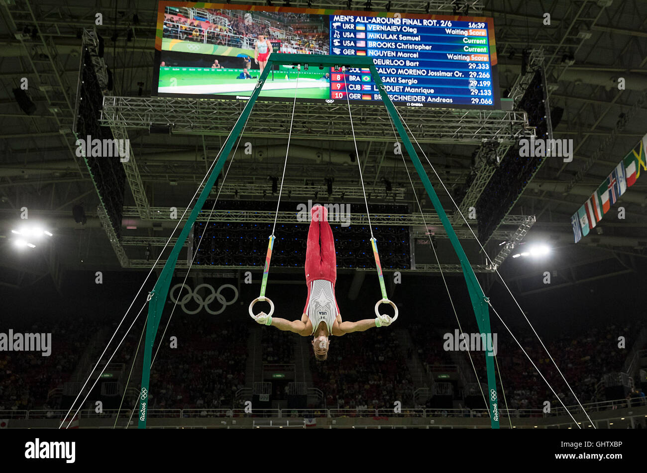 Rio de Janeiro, RJ, Brazil. 10th Aug, 2016. OLYMPICS GYMNASTICS ...