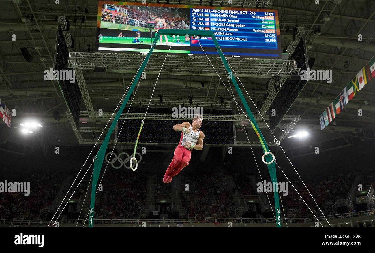 Rio de Janeiro, RJ, Brazil. 10th Aug, 2016. OLYMPICS GYMNASTICS ...