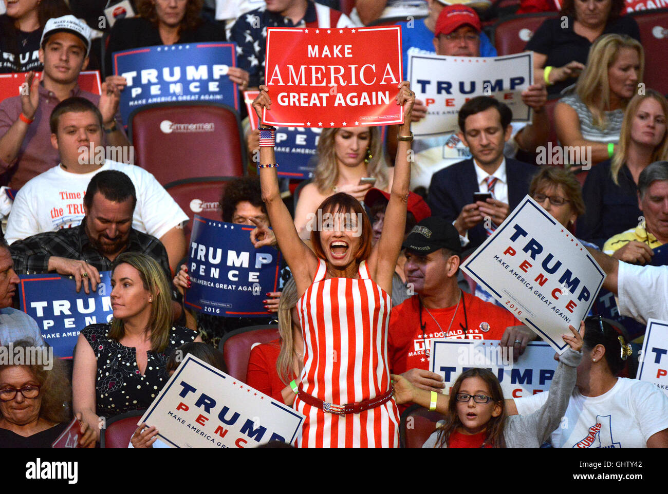 Sunrise, FL, USA. 10th Aug, 2016. Republican presidential nominee ...