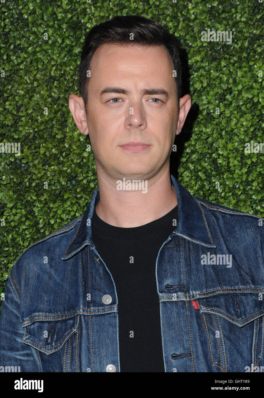 Los Angeles, California, USA. 10th August, 2016. Colin Hanks. 2016 CBS ...