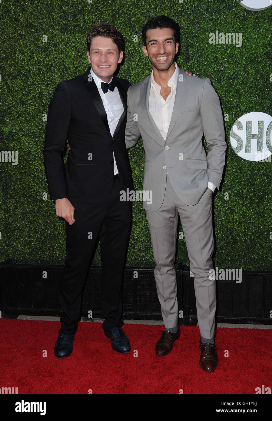 Los Angeles, California, USA. 10th August, 2016. Brett Dier, Justin ...