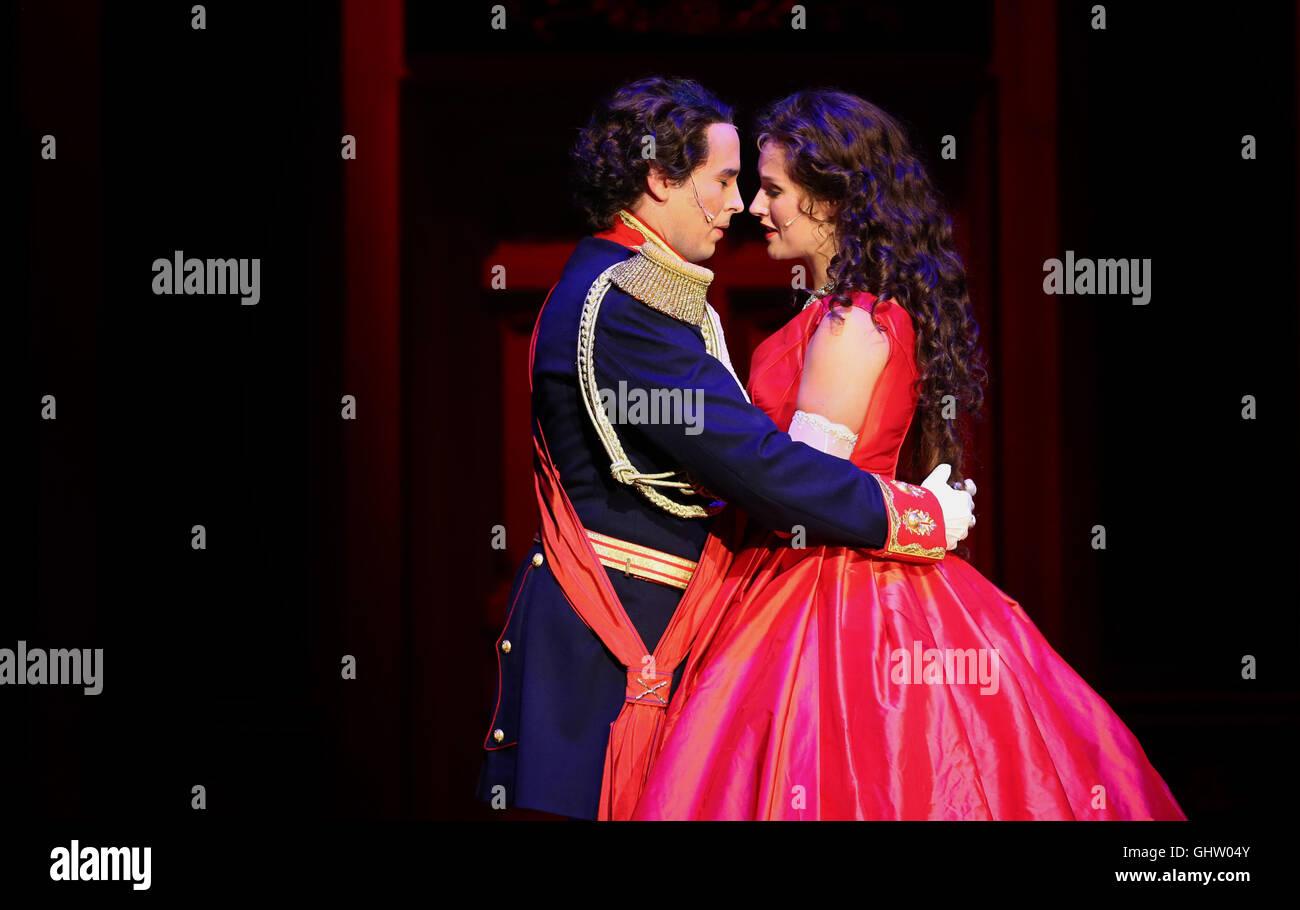 Fuessen, Germany. 9th Aug, 2016. Matthias Stockinger as King Ludwig II ...