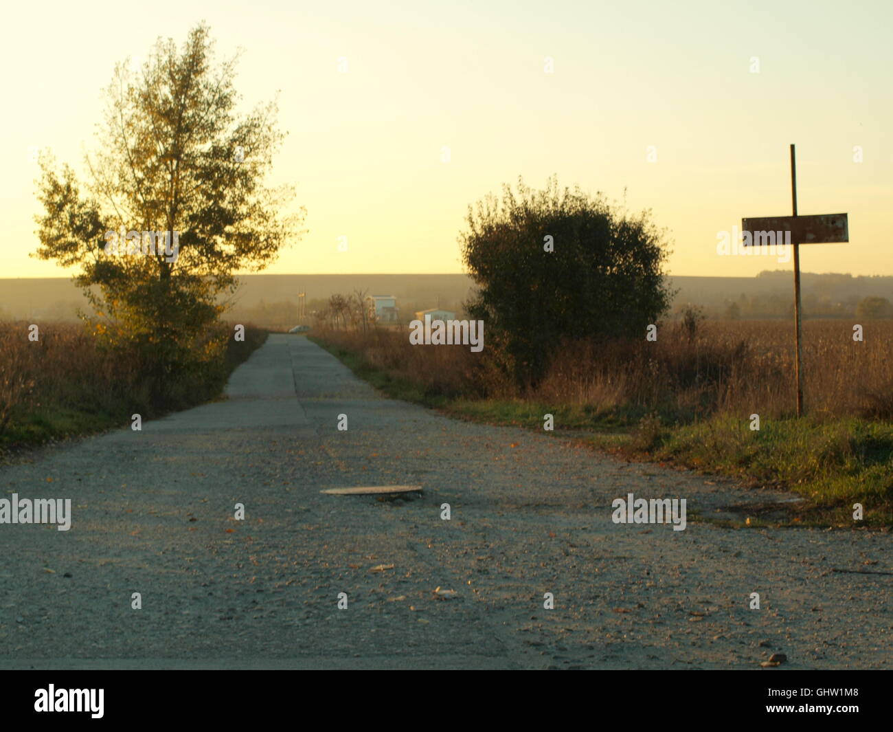 field, country, sunset, sunshine Stock Photo - Alamy