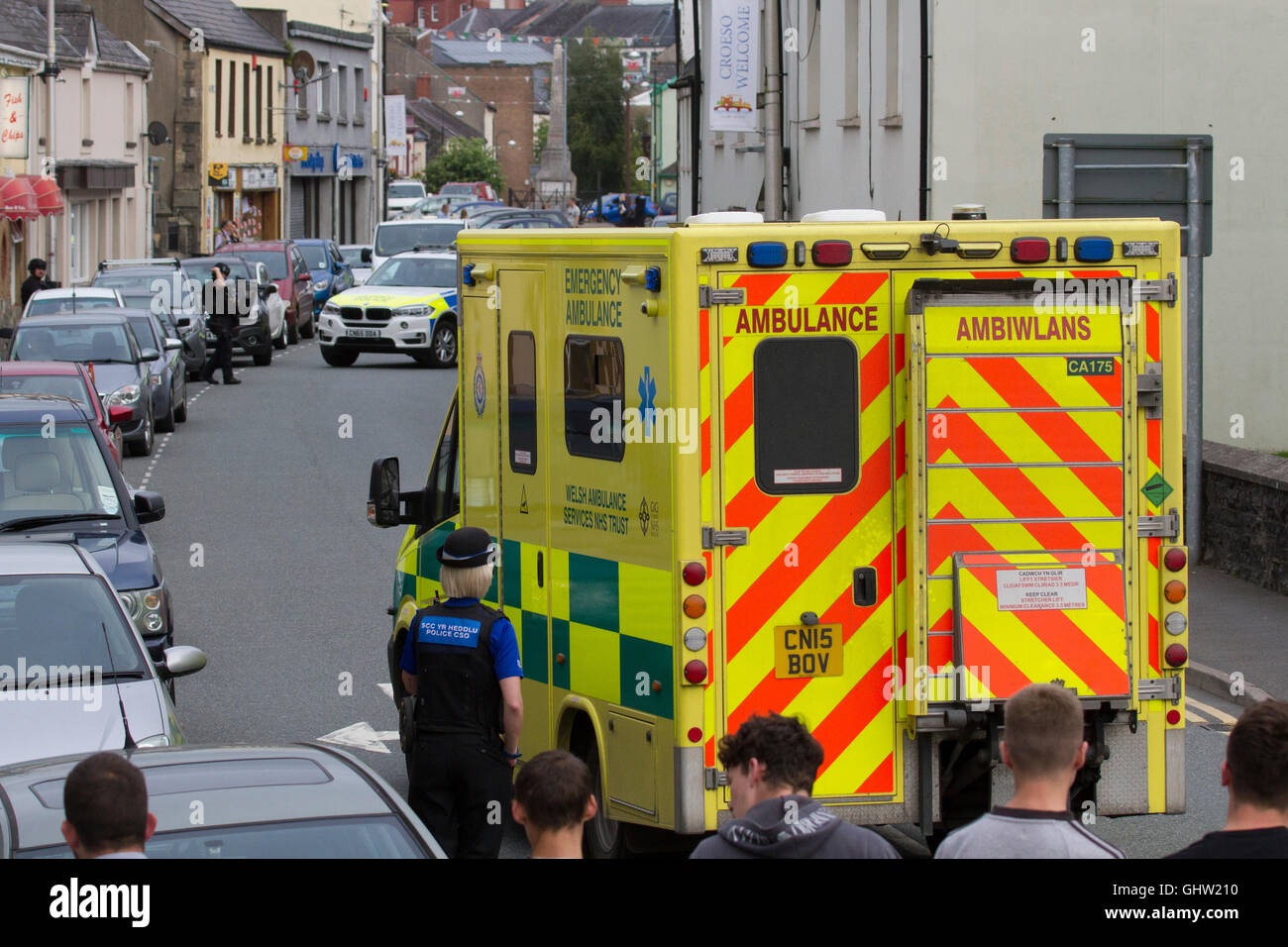 Welsh ambulance hi-res stock photography and images - Alamy