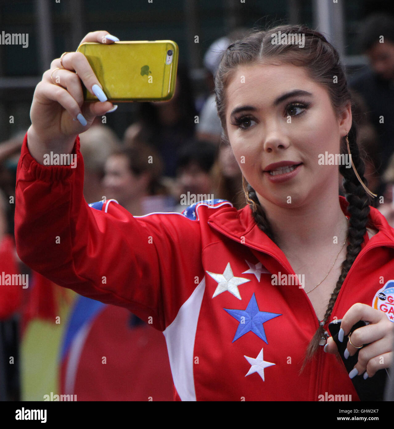 New York, USA. 11th August, 2016. McKayla Maroney Olymic Gold winner at ...