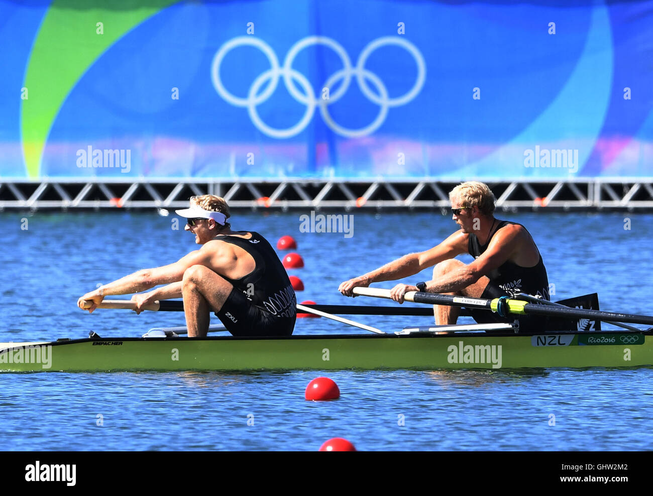 Rowing new zealand olympic 2016 hi-res stock photography and images - Alamy