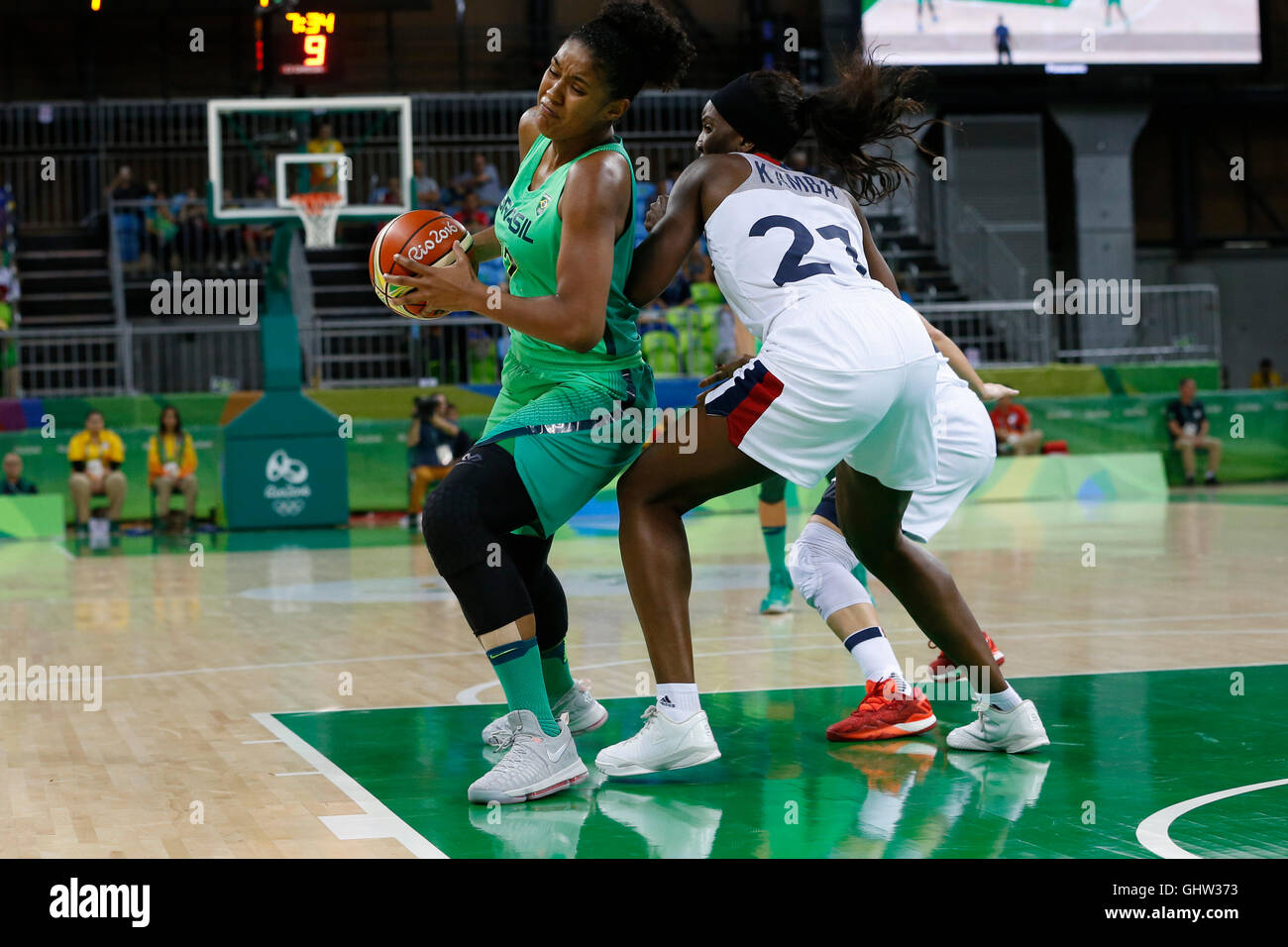 Rio de Janeiro, Brazil. 11th August, 2016. Basketball - Damiris Dantas ...