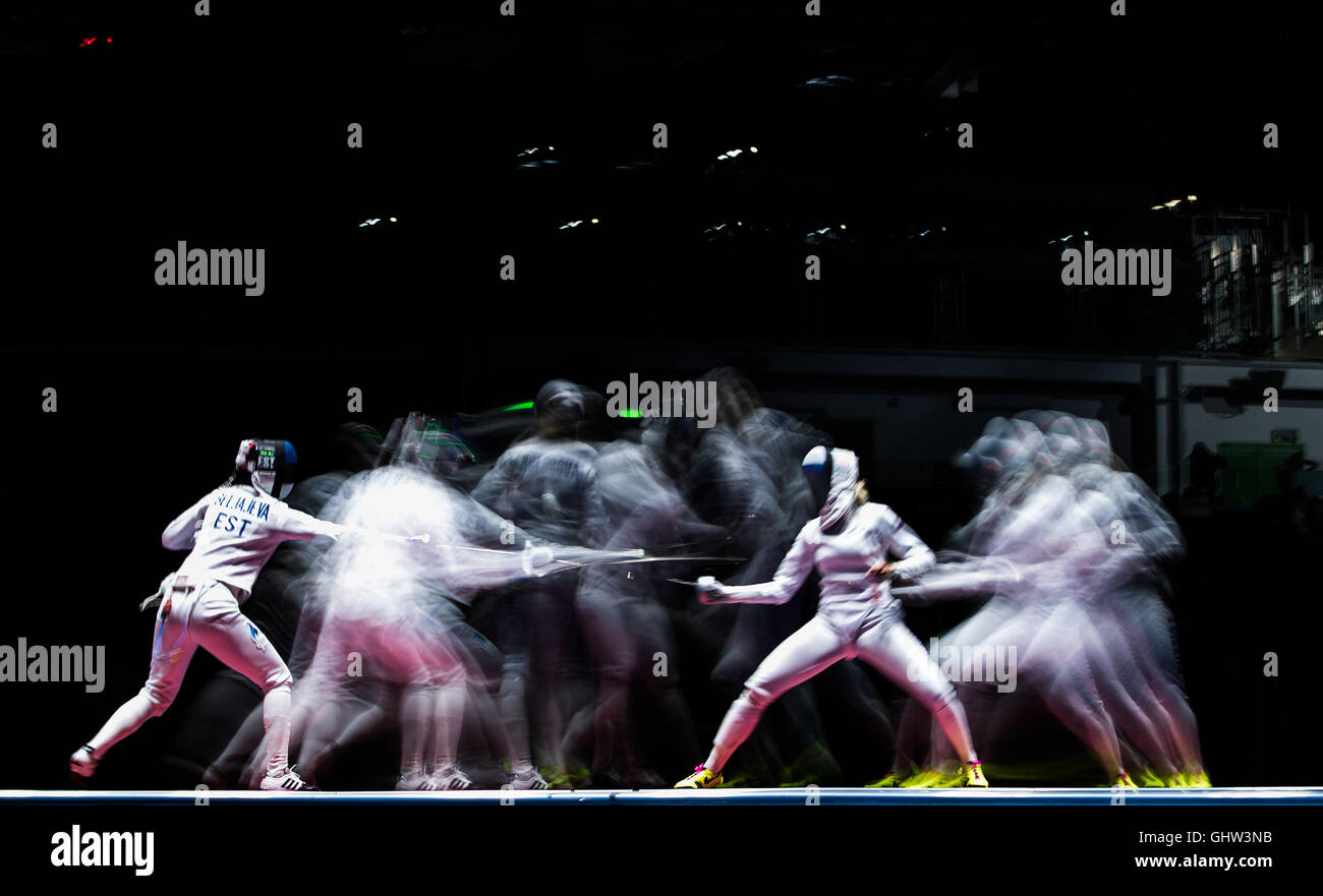 Rio de Janeiro, Brazil. 11th August, 2016. Fencing - Rio de Janeiro ...