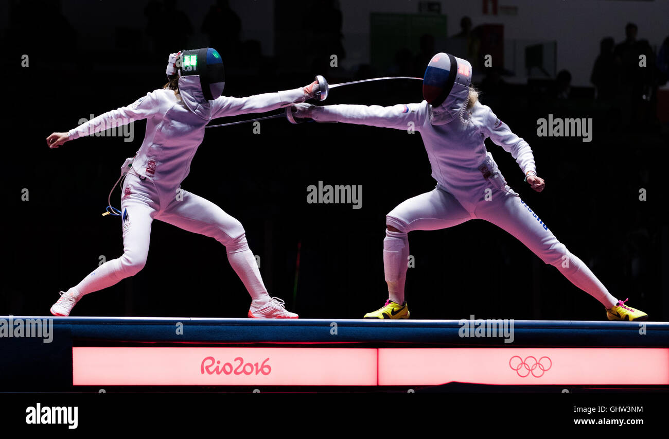 Rio de Janeiro, Brazil. 11th August, 2016. Fencing - Rio de Janeiro ...