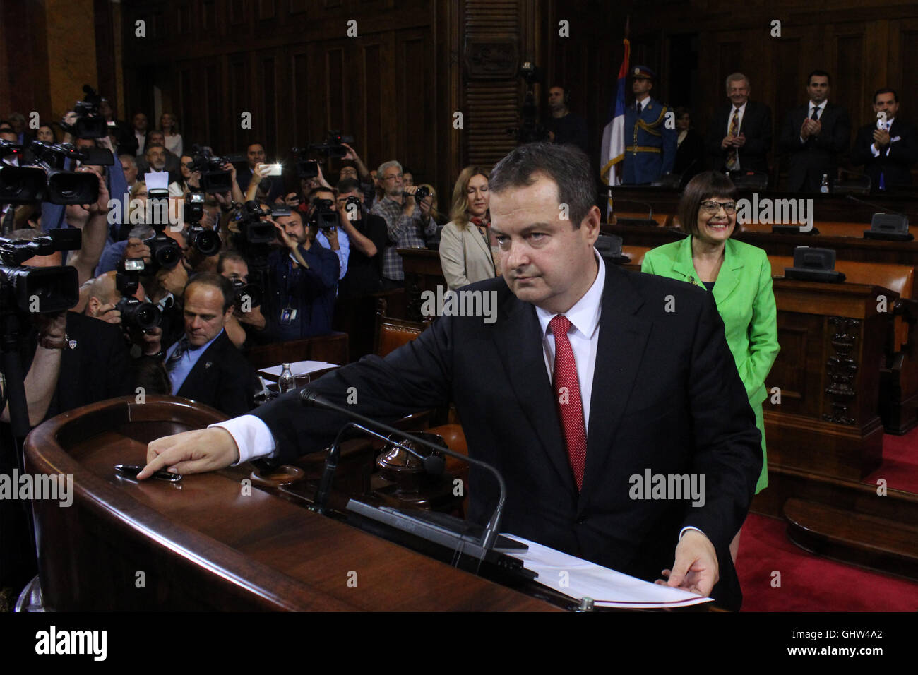 Belgrade, Belgrade. 11th Aug, 2016. Ivica Dacic, Serbian foreign ...