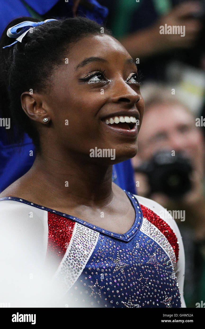 Rio De Janeiro, Brazil. 11th Aug, 2016. Simone Biles of the United ...