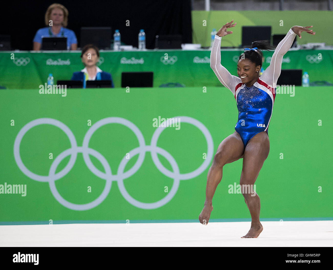 Rio de Janeiro, RJ, Brazil. 11th Aug, 2016. Gold medal winner SIMONE ...