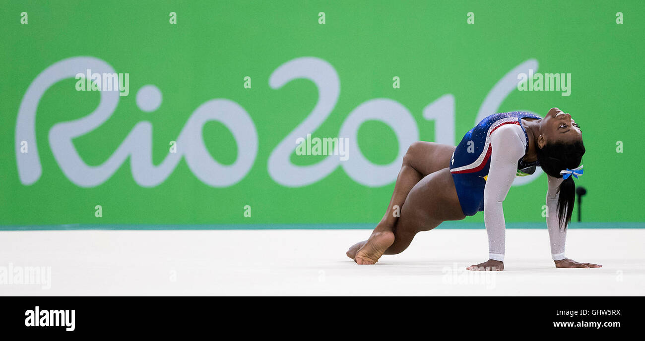 Rio de Janeiro, RJ, Brazil. 11th Aug, 2016. Gold medal winner SIMONE ...