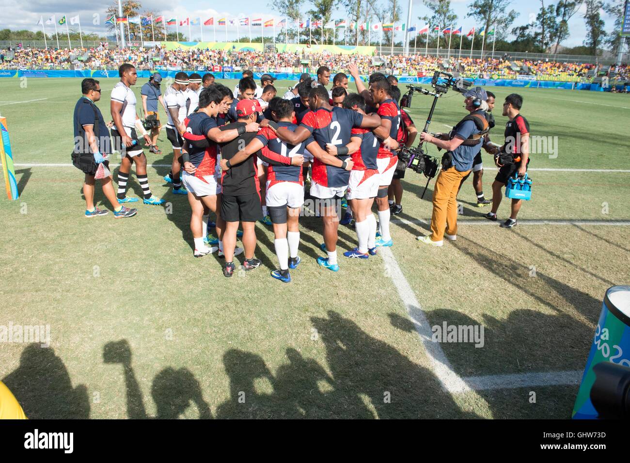 Rio de Janeiro, Brazil. 11th Aug, 2016. Japan team group (JPN) Rugby ...