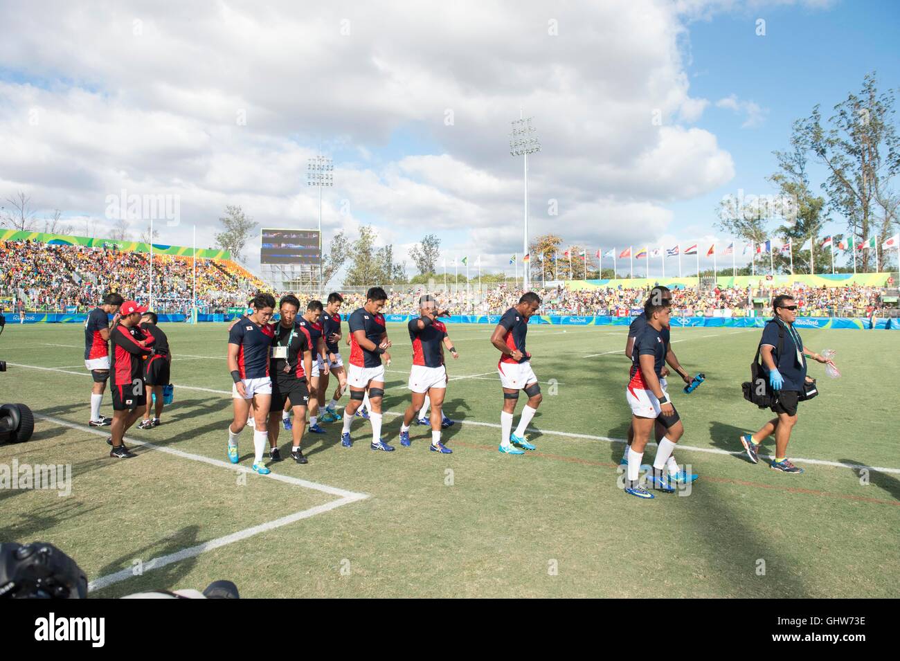 Rio de Janeiro, Brazil. 11th Aug, 2016. Japan team group (JPN) Rugby ...