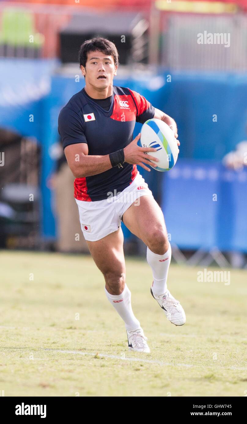 Rio de Janeiro, Brazil. 11th Aug, 2016. Shohei Toyoshima (JPN) Rugby ...