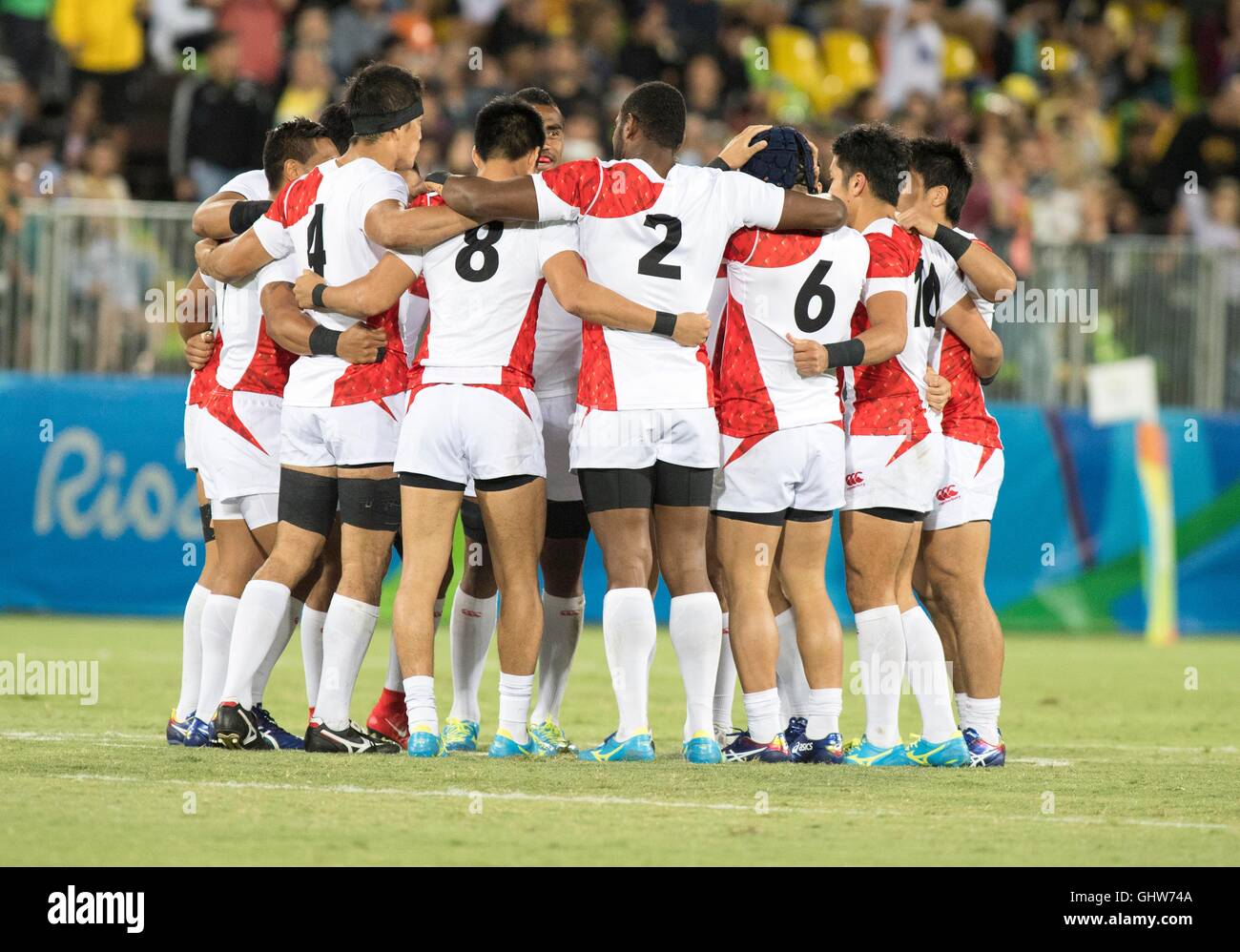 AUGUST 11, 2016: Rio 2016 Olympic Games, Rugby Seven, Japan vs South ...