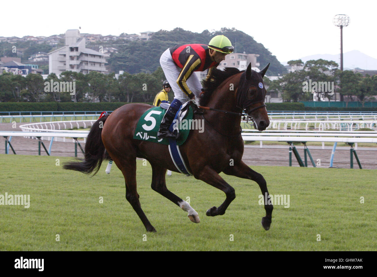 Fukuoka, Japan. 7th Aug, 2016. Beruf ( Douglas Whyte) Horse Racing ...