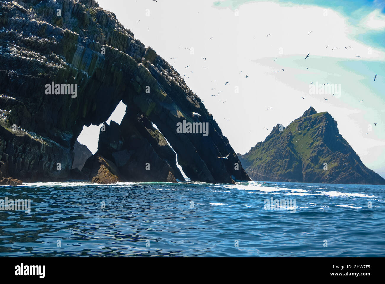 skellig michael ireland Stock Photo - Alamy