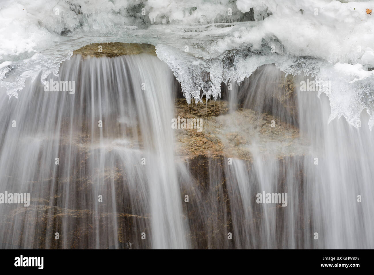 Cascade along the Swift River in Livermore, New Hampshire USA during ...