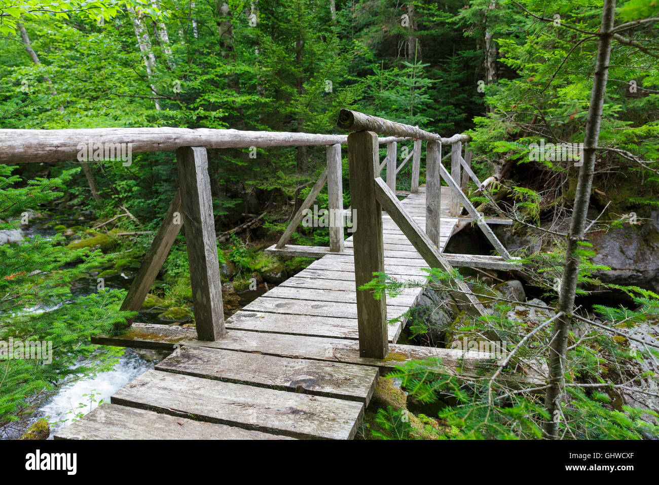 The Sanders Bridge along the Randolph Path in Low and Burbank's Grant ...