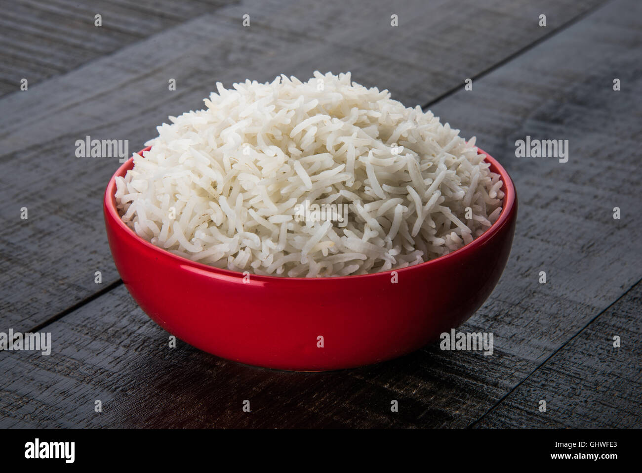 basmati rice in a brass bowl, cooked basmati rice, cooked plain rice ...