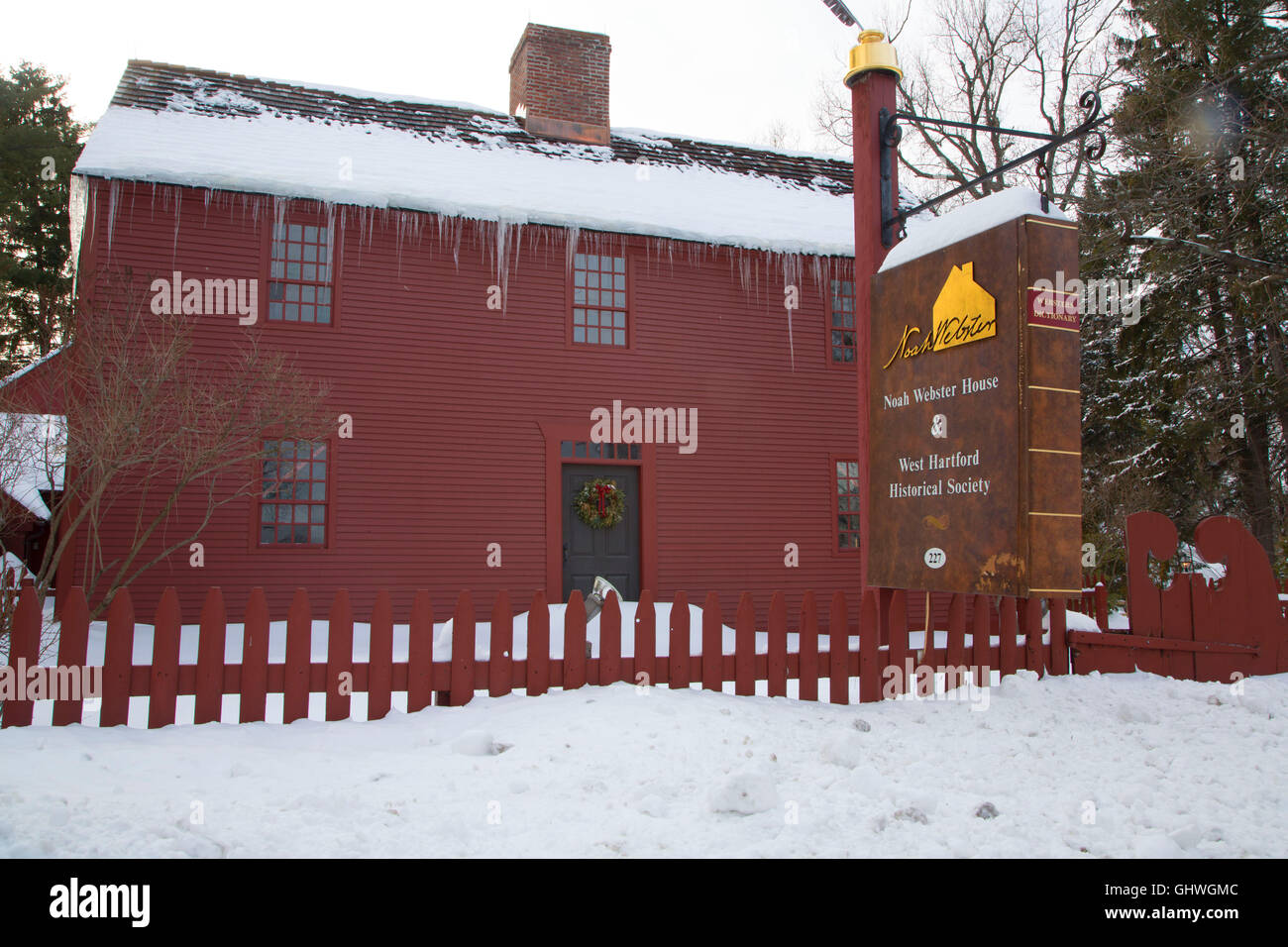 Noah webster birthplace hi-res stock photography and images - Alamy
