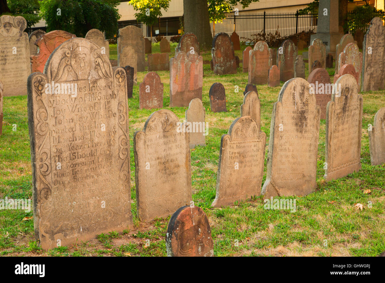 Ancient burying ground connecticut hi-res stock photography and images ...