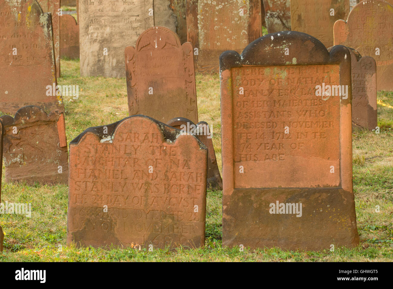 Ancient burying ground connecticut hi-res stock photography and images ...