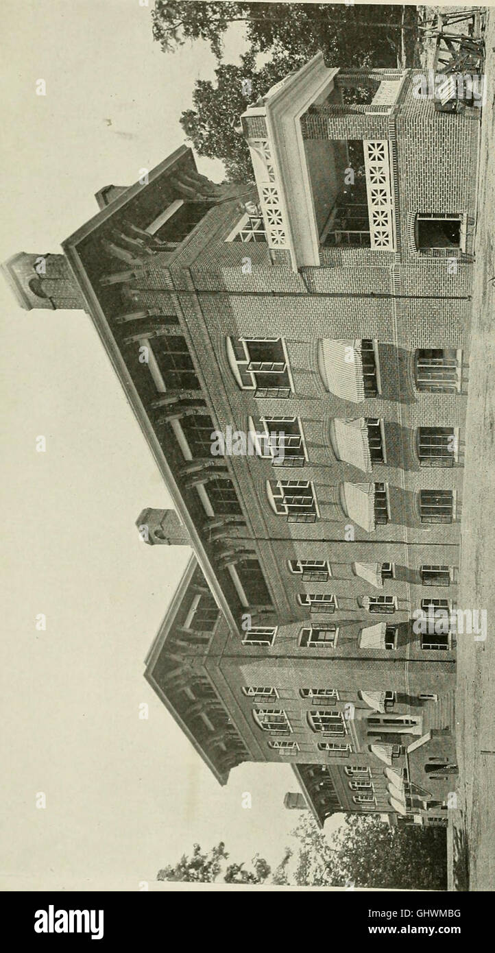 Tuberculosis hospital and sanatorium construction; (1911 Stock Photo ...