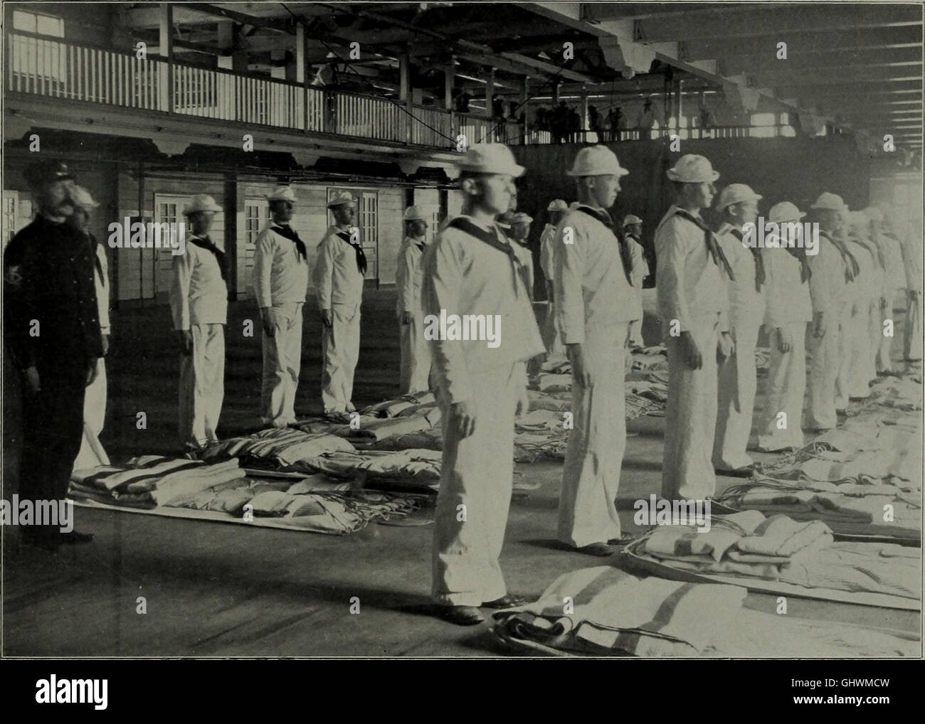 U.S. Naval Training Station, established 1899, Yerba Buena Island, San ...