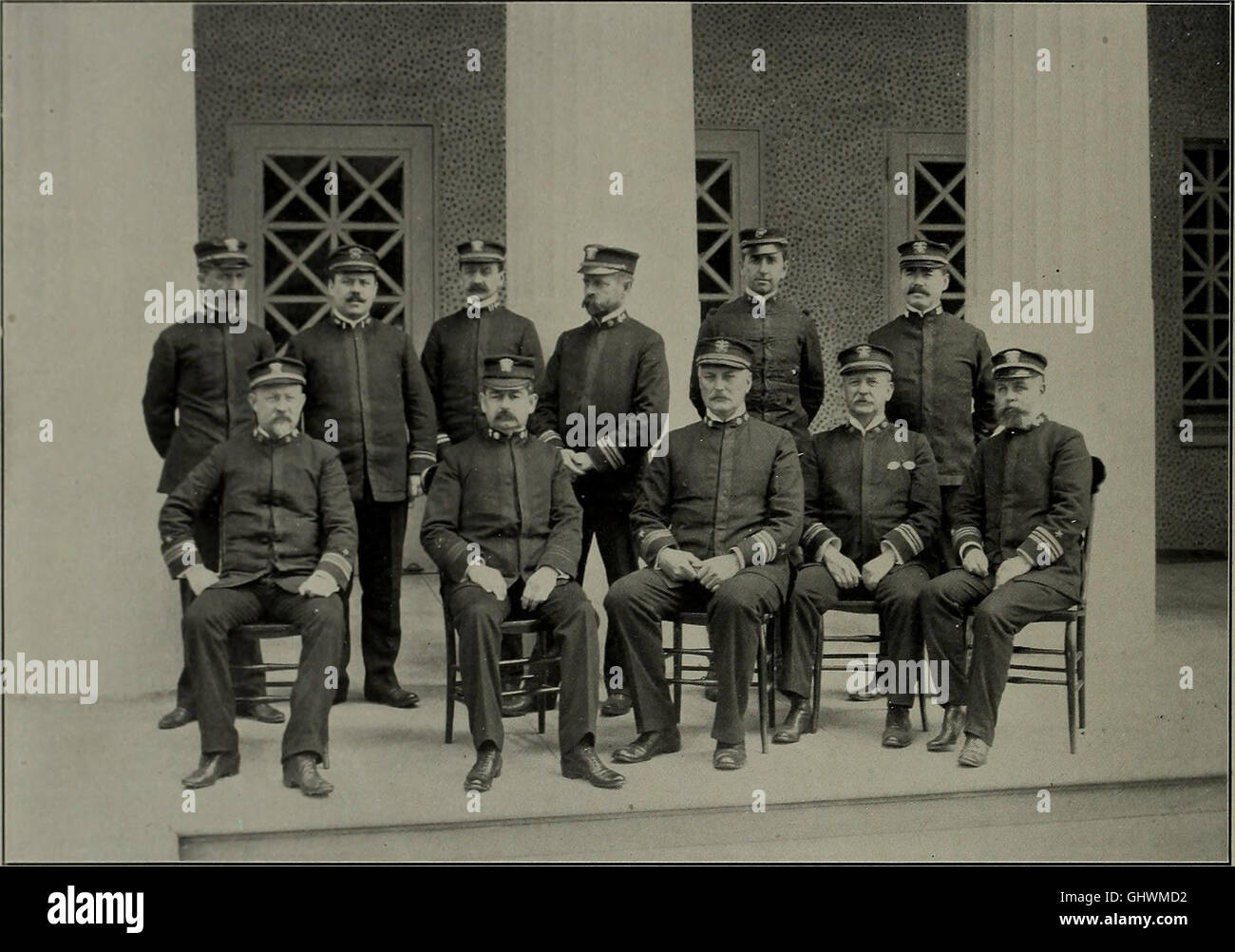 U.S. Naval Training Station, established 1899, Yerba Buena Island, San ...