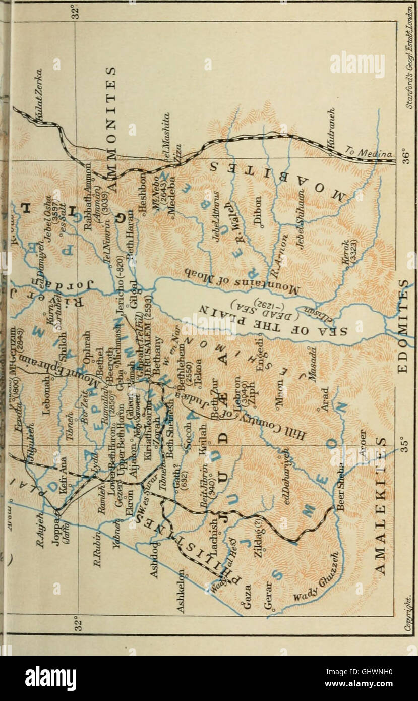 Map of palestine 1917 hi-res stock photography and images - Alamy