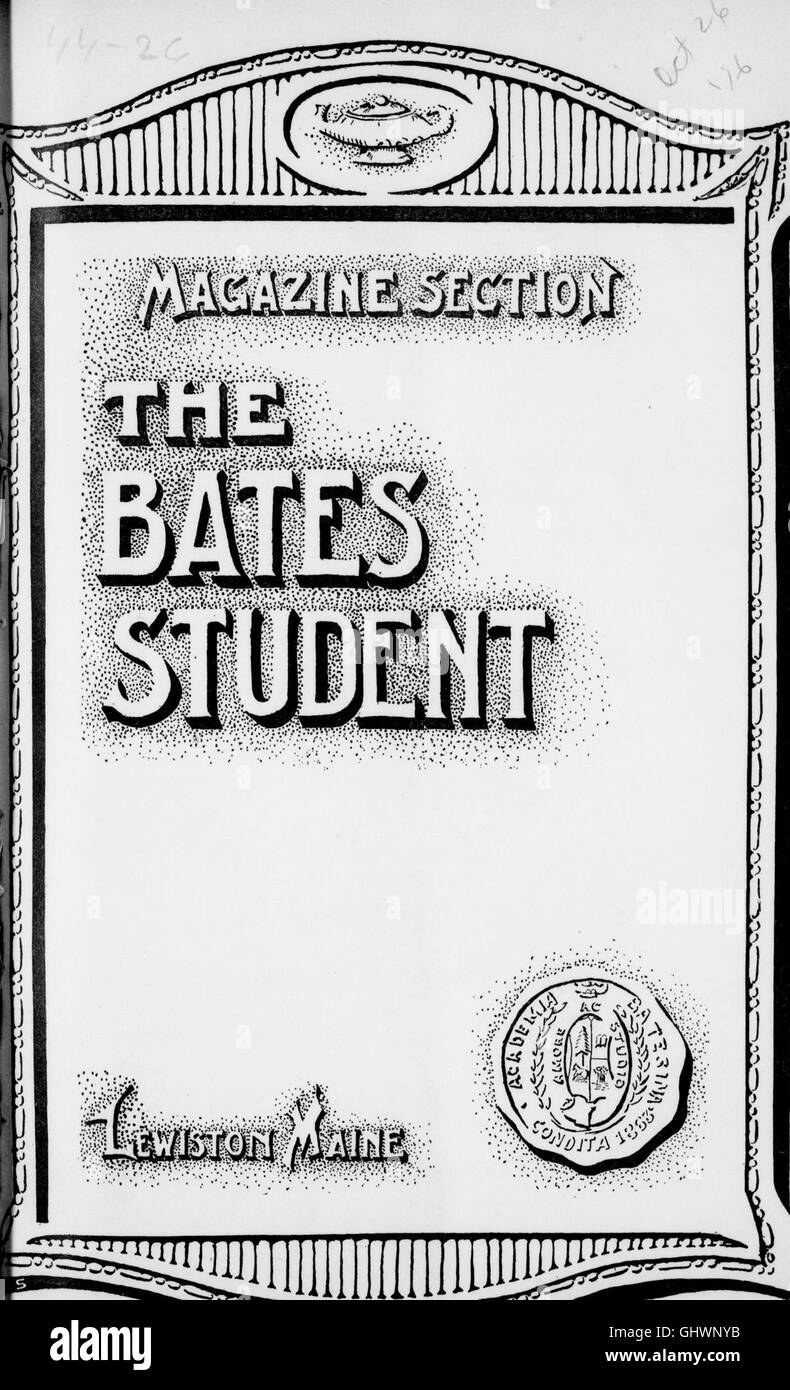 The 1916 edition of 'Bates Student' is a student-run publication from ...