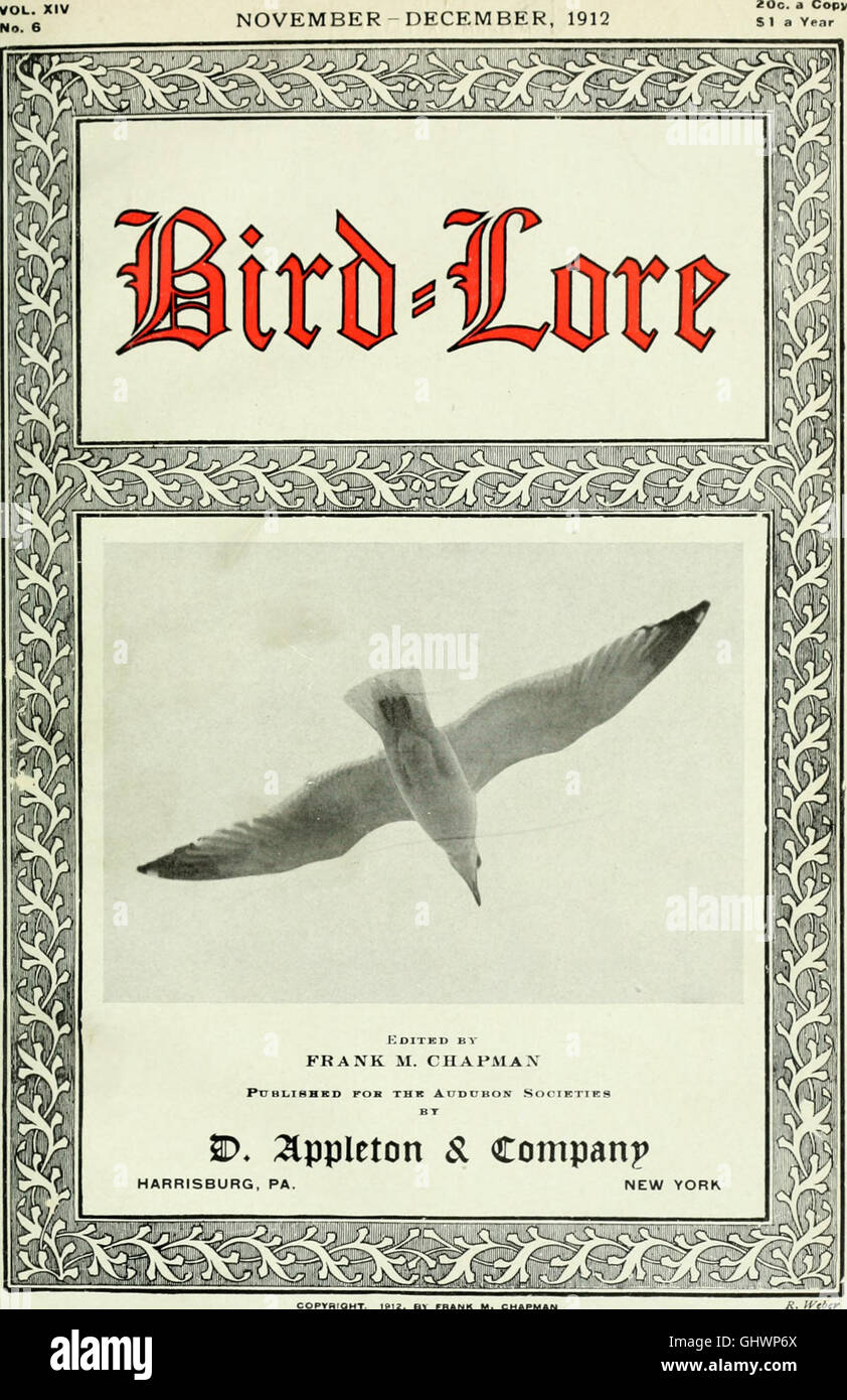 'Bird-Lore' (1912) is a publication dedicated to the study of birds ...